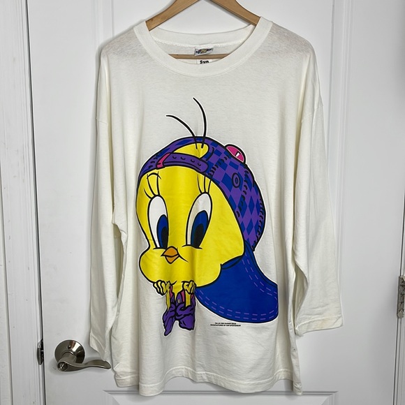 Warner Bros. | Tops | 9s Looney Tunes Tweedy Bird Tshirt | Poshmark